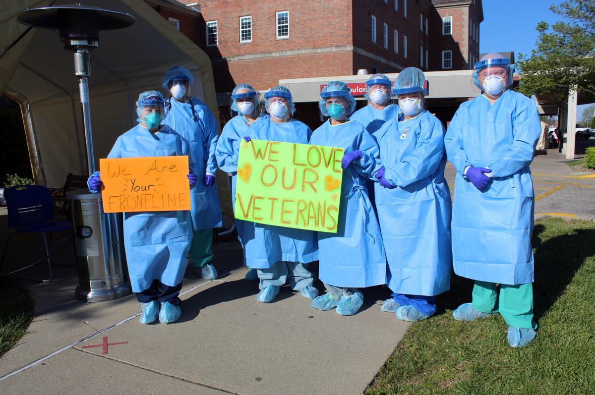 VA employees coordinate sendoff for veterans returning home after ...