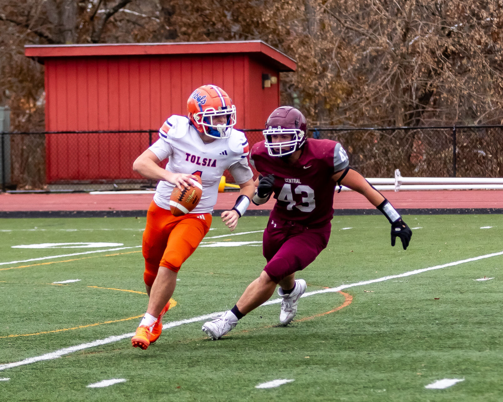 Prep football: Wheeling Central upends Tolsia in first round of ...