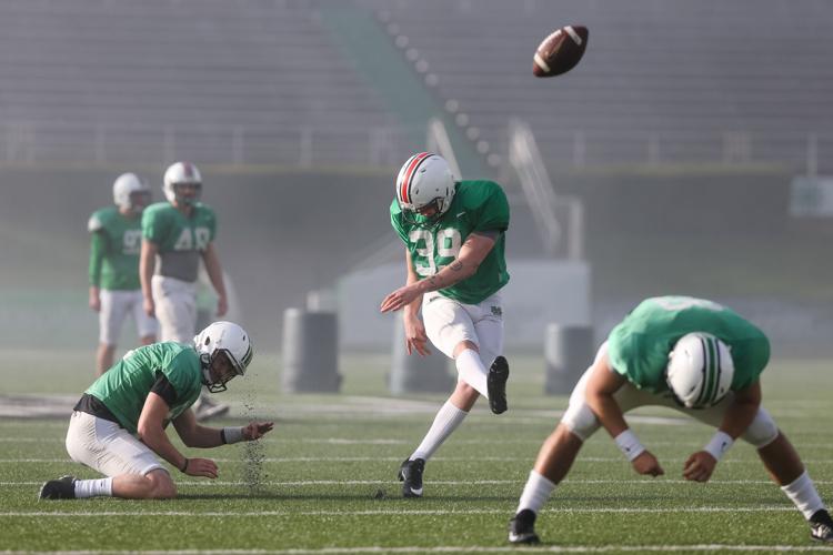 New kicker gets comfortable in Huntington | Marshall Sports | herald ...