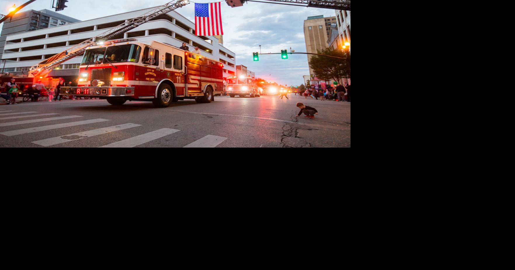 Crowd gathers for return of Huntington Fire Prevention Parade | News ...