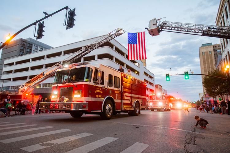 Crowd gathers for return of Huntington Fire Prevention Parade | News ...