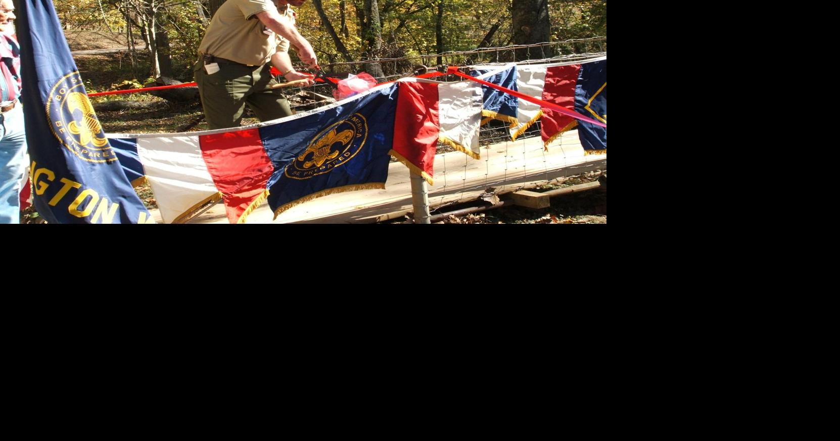 Scouts dedicate swinging bridge at Camp Kiashuta | News | herald ...