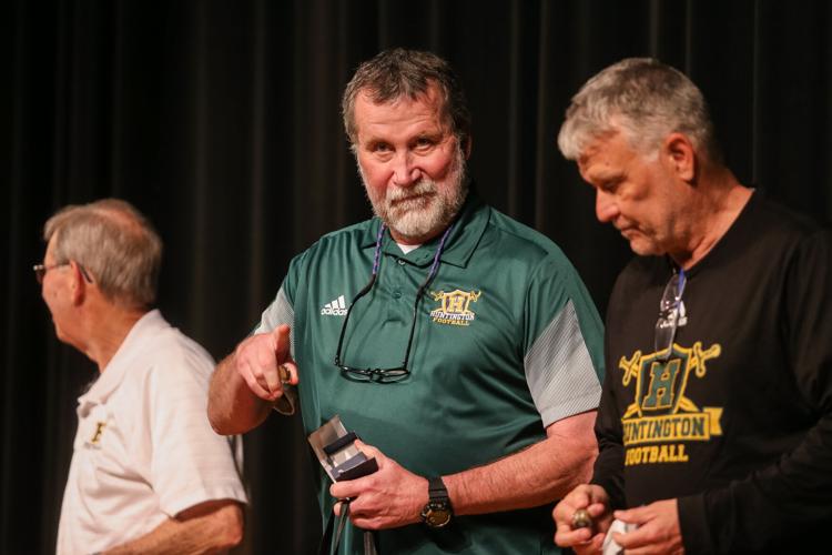 Photos: HHS football team members receive championship rings ...