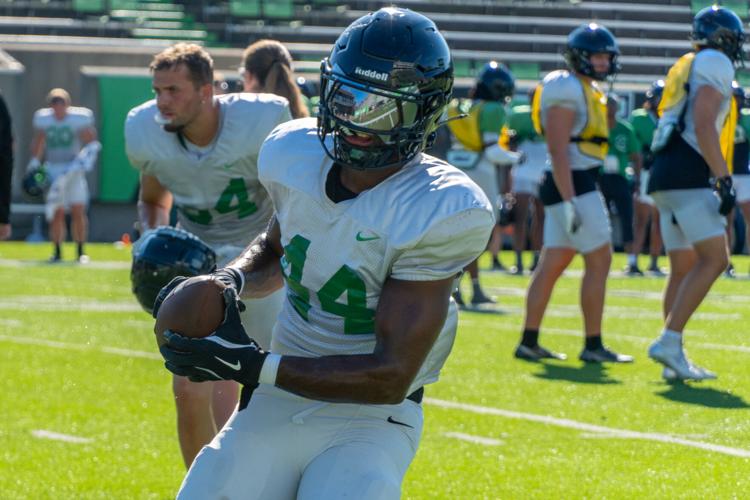 Antwan Roberts 'looking great' among running backs stable | Marshall ...