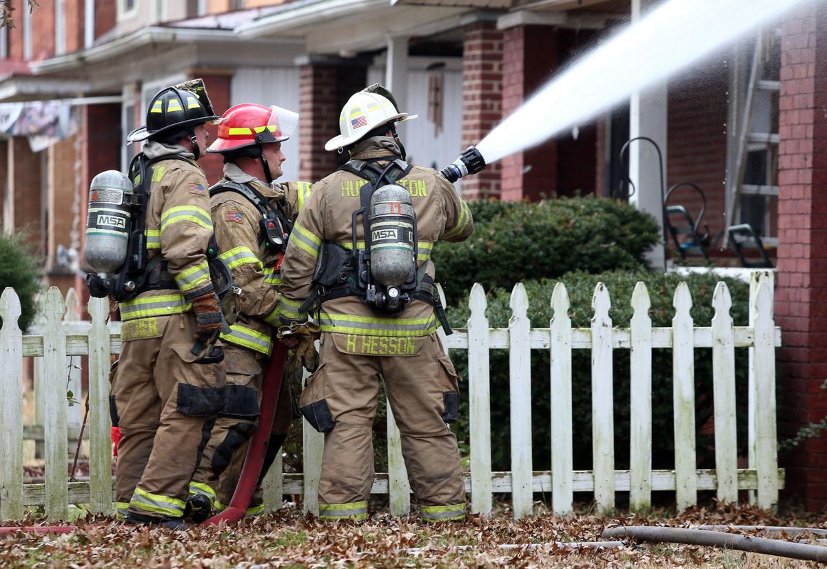Photos: Huntington Firefighters Battle Structure Fire on Tuesday ...