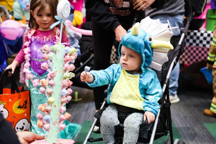 Photos: Hoops Family Children's Hospital conducts Trick-or-Treat for ...