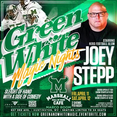 Comedy, magician, Marshall football alum Joey Stepp returns to ...