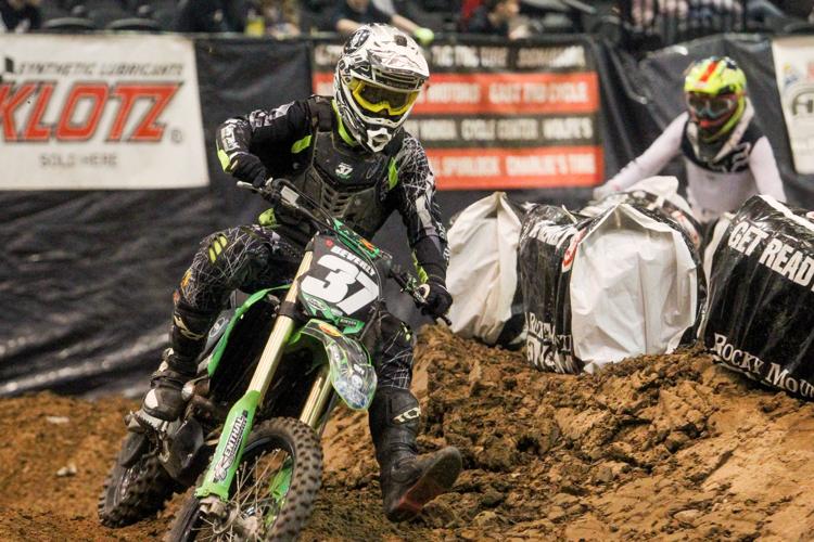 Photos: Motocross riders compete at Tri-State MX Indoor Championship ...