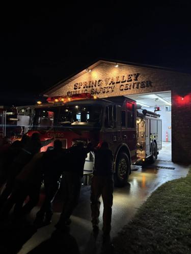 Ceredo VFD places a newer fire engine into service with push-in ...