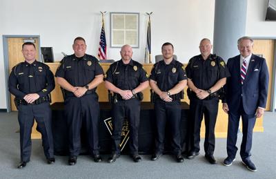 Huntington police chief promotes 4 officers | News | herald-dispatch.com