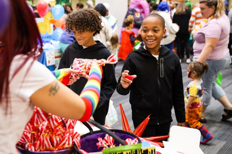 Photos: Hoops Family Children's Hospital conducts Trick-or-Treat for ...