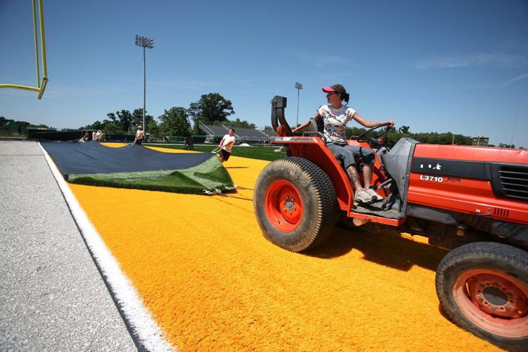 Gallery: HHS Football Field's New Turf | Photo Galleries | herald ...