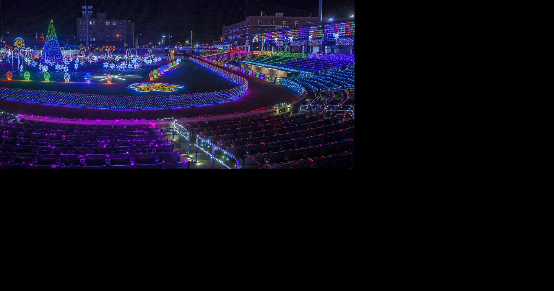 'It really is magical': GoMart Ballpark shines with holiday light ...