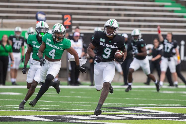 Photos: Marshall football conducts annual Green and White game ...