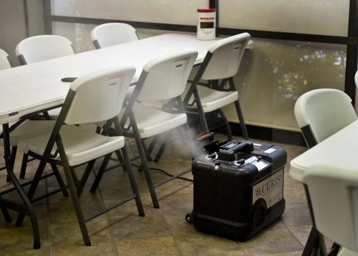 Guard tests use of hydrogen peroxide foggers to decontaminate HVAC ...