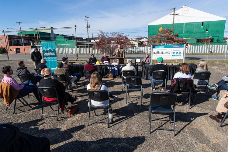 Photos: News conference regarding former ACF Industries site ...