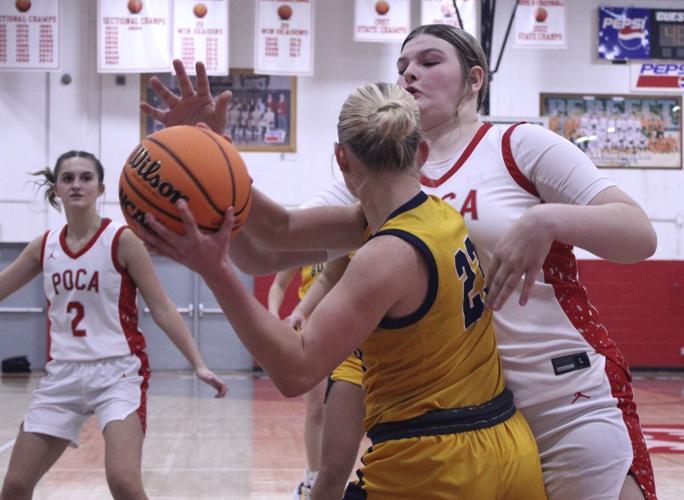 Lady Bison lay it on the Dots in girls varsity basketball action ...
