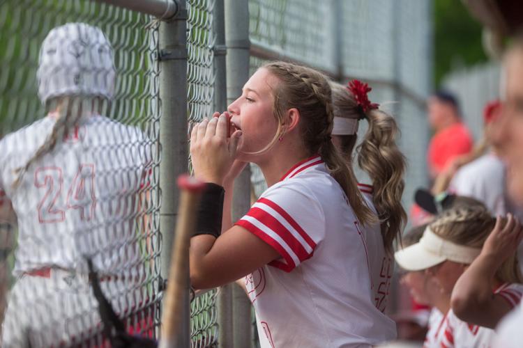Prep softball regionals: Knights top Redskins 8-3, take 1-0 lead in ...