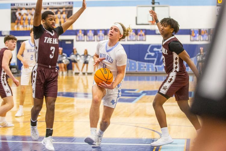 Photos: Boys high school basketball, Spring Valley vs. George ...