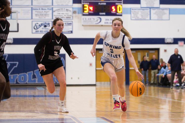 Photos: Girls high school basketball, Spring Valley vs. George ...