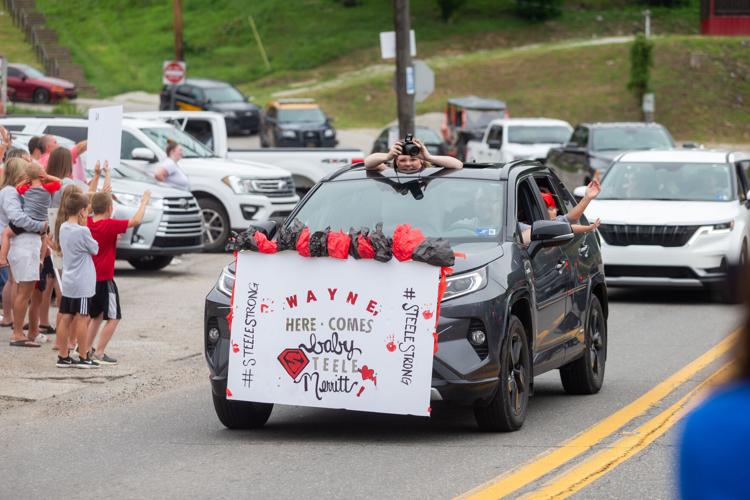 Community welcomes baby Steele Merritt home for first time since birth ...
