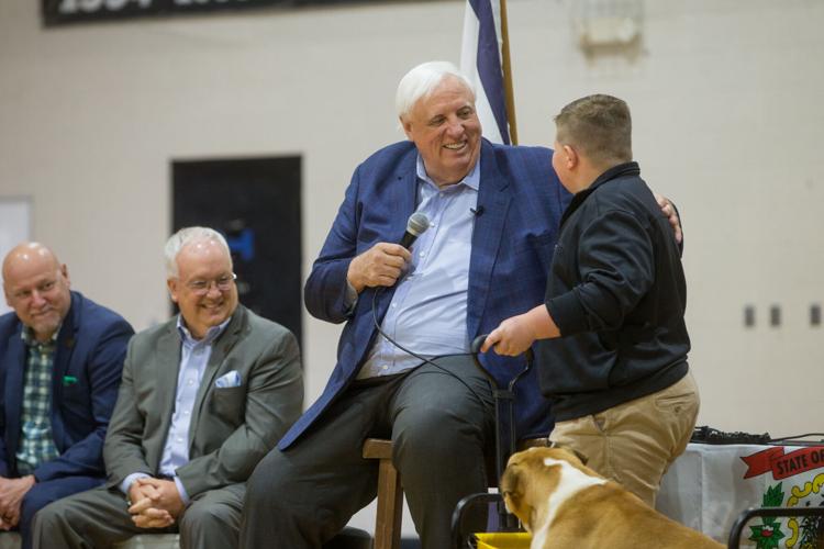 Photos: Gov. Jim Justice visits Buffalo Elementary | Multimedia ...
