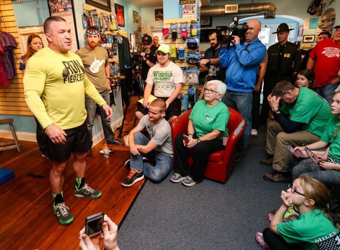 Photos: Ron Arthur attempts push-up world record | Multimedia | herald ...