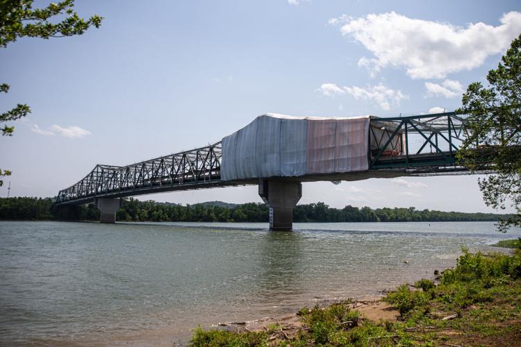 Painting of Robert C. Byrd Bridge continues | News | herald-dispatch.com