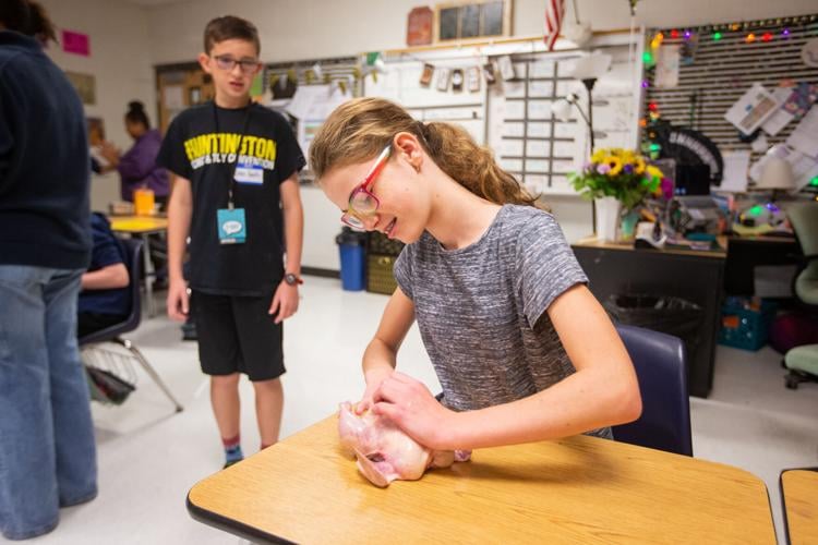 Huntington Middle students try hand at mummification | News | herald ...