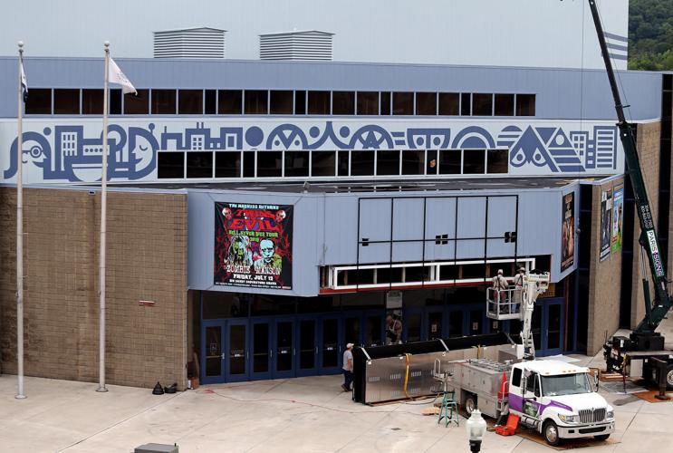 Big Sandy Superstore Arena readies video board for installation | News ...