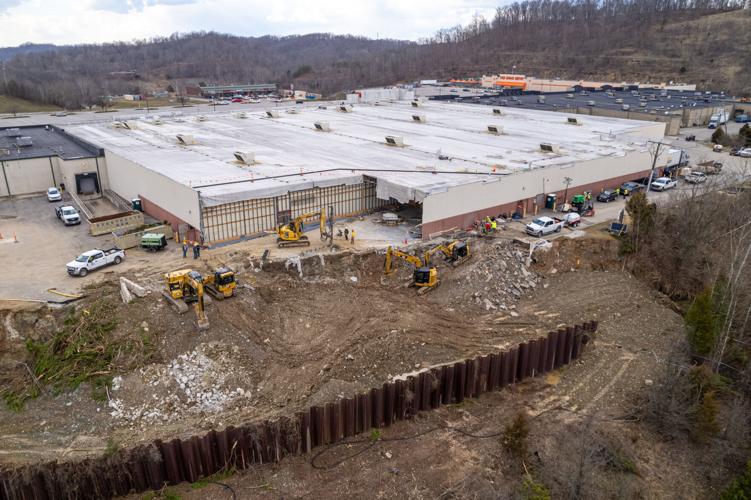 Work continues at Barboursville Target after hillslide | News | herald ...