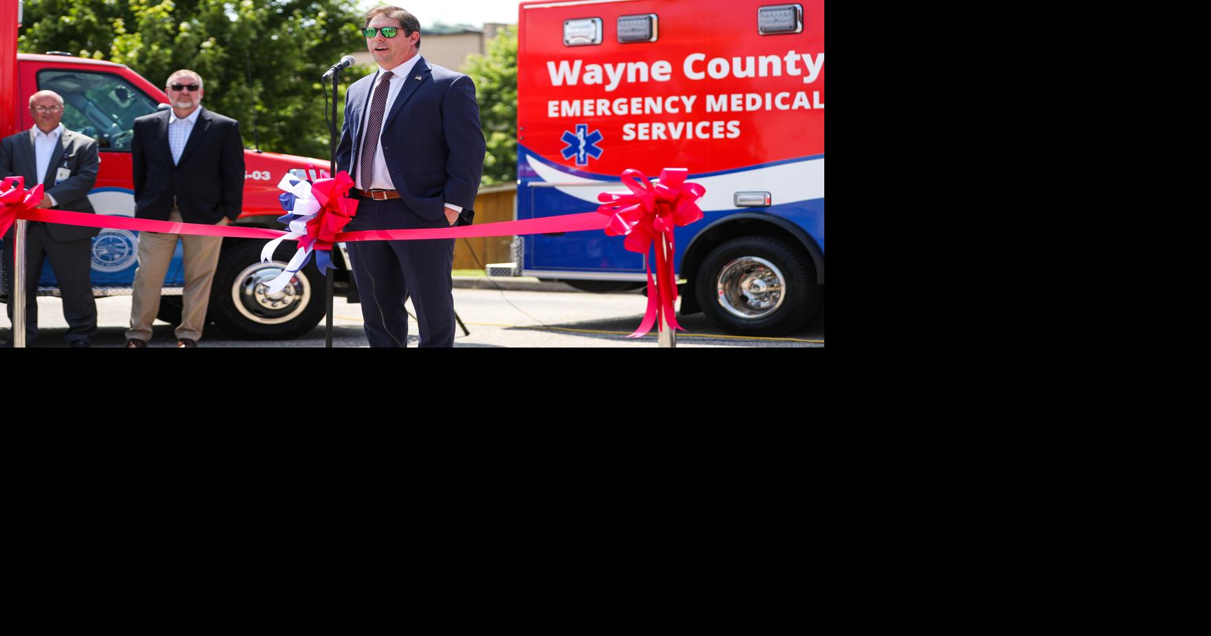 Ribbon cut for new county-wide EMS system in Wayne, which begins Sunday | News | herald-dispatch.com