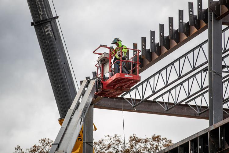 Steel beam-signing ceremony takes place at Marshall University’s new ...