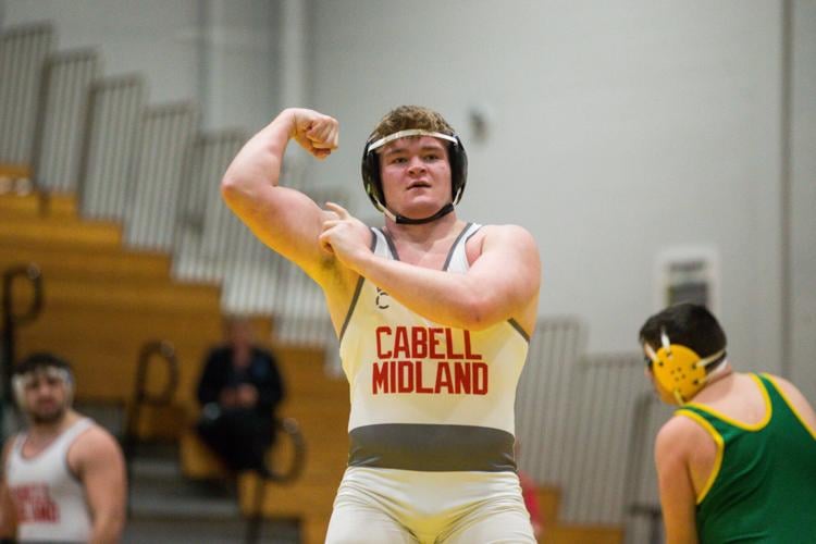 Photos: Cabell Midland wrestling team defeats Huntington High ...