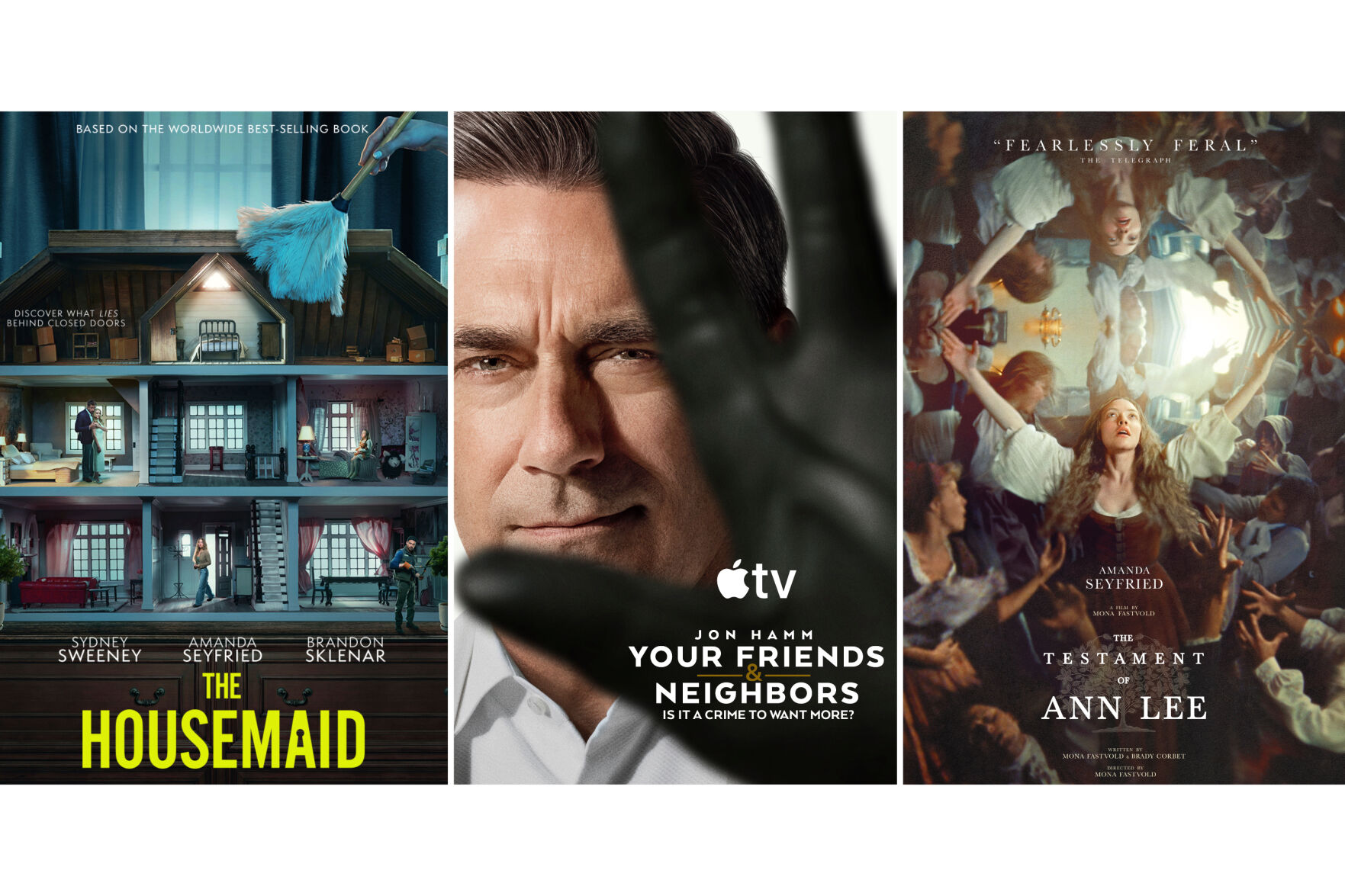 What to Stream: 2 doses of Amanda Seyfried; 'The Housemaid' with Sydney ...