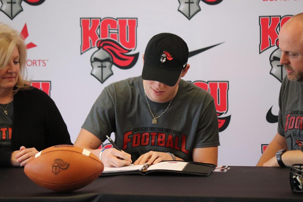 Tyson Hall becomes fifth Timberwolf to sign with KCU | High School ...