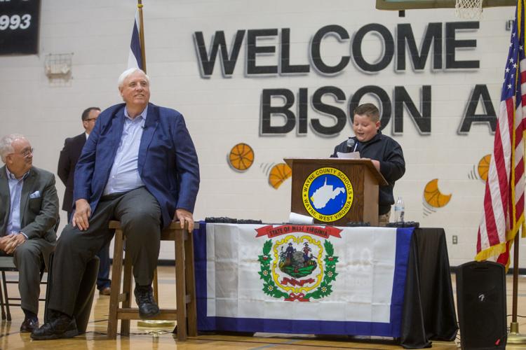 Photos: Gov. Jim Justice visits Buffalo Elementary | Multimedia ...