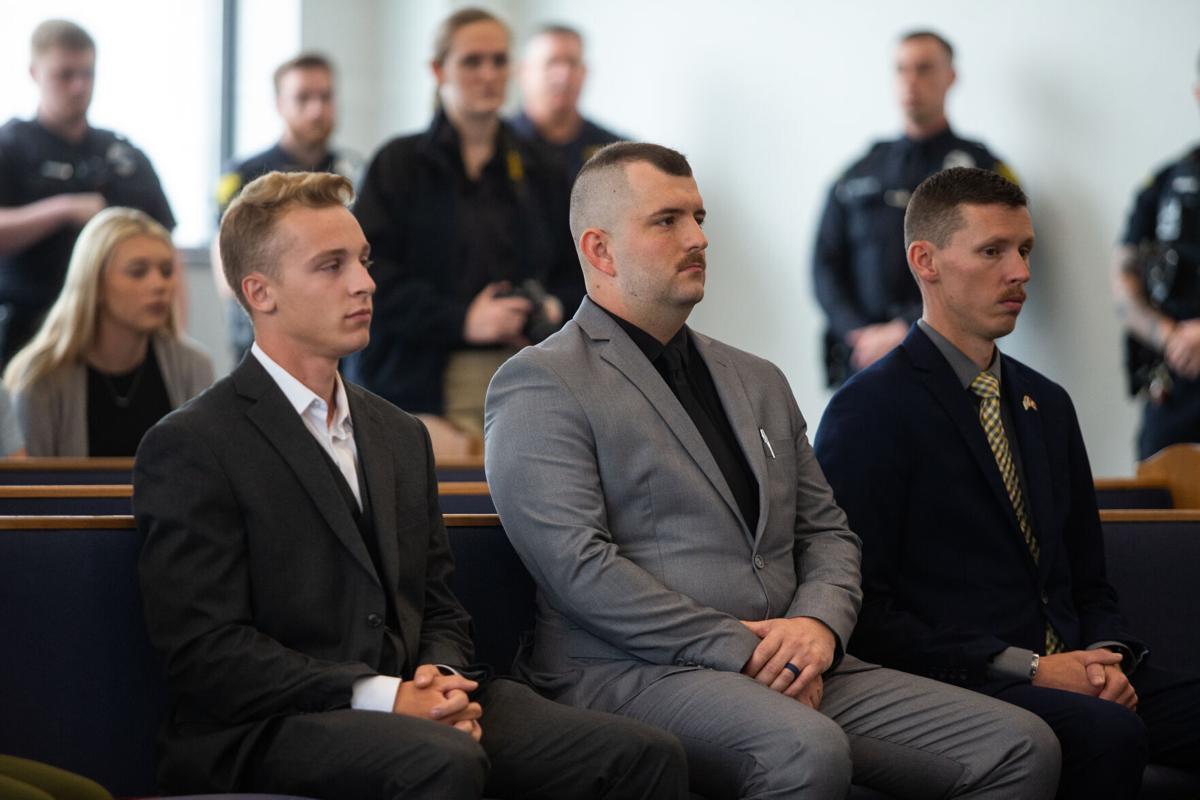 Photos: Huntington Police Department hires three probationary officers ...