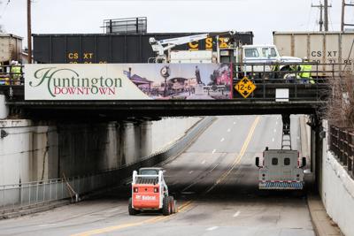 CSX repair work closes Hal Greer Boulevard underpass | News | herald ...
