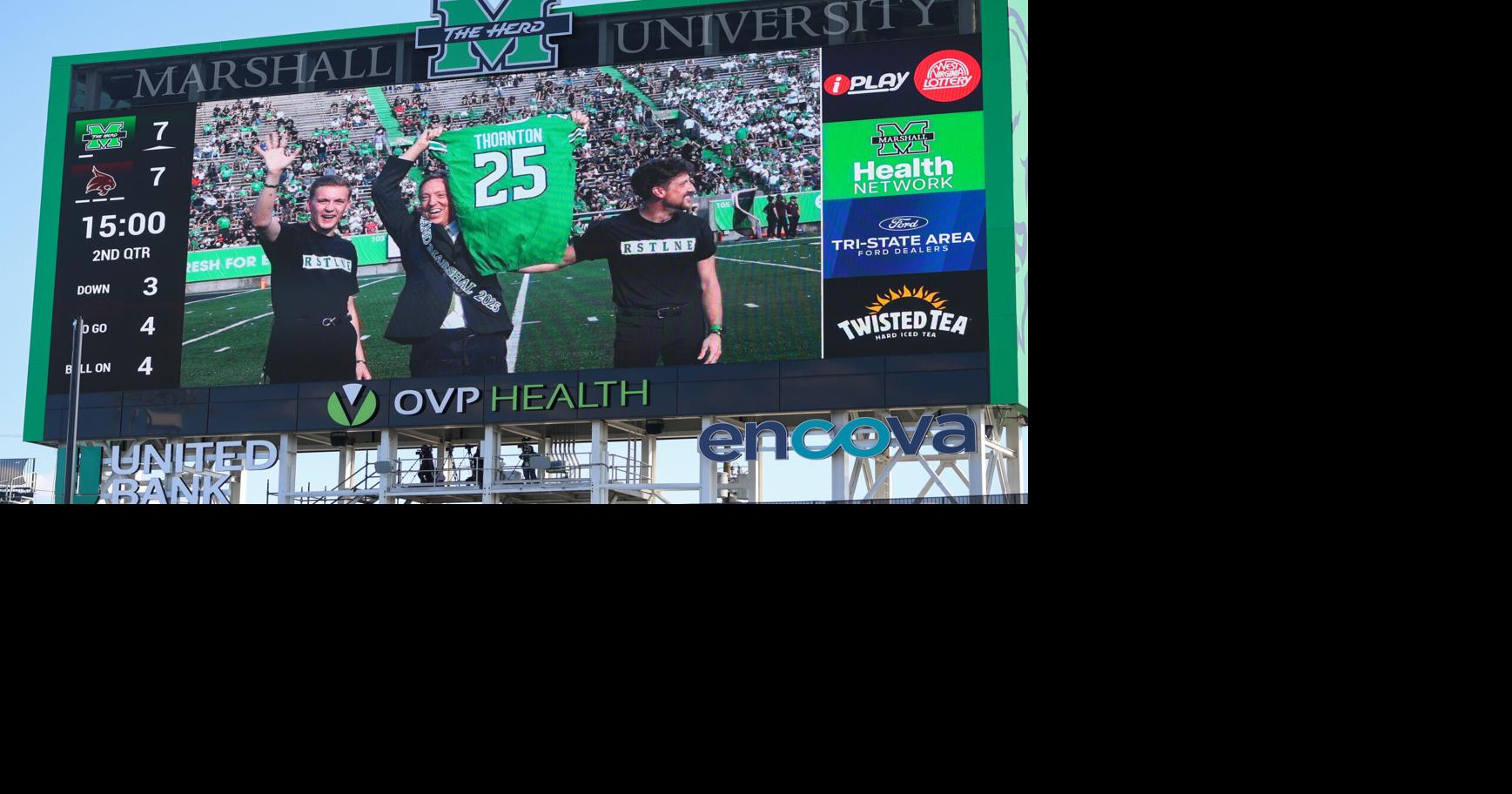 Marshall AD Gerald Harrison addressing video board failures | Marshall ...