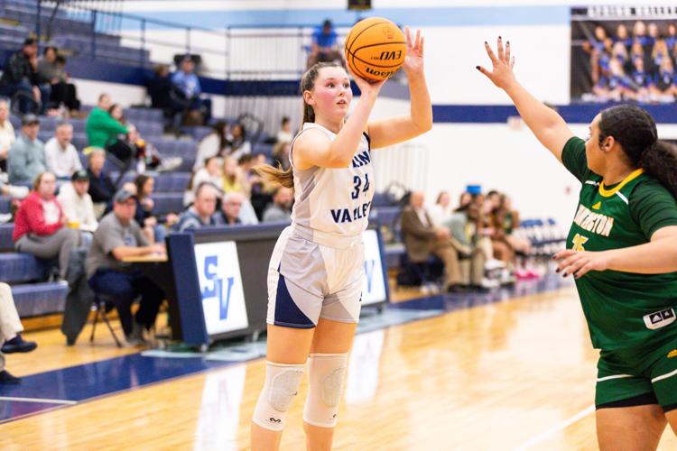 Photos: Girls high school basketball, Spring Valley vs. Huntington ...
