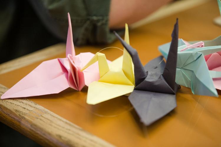 Library initiative attempts to fold 1,000 paper cranes | News | herald ...