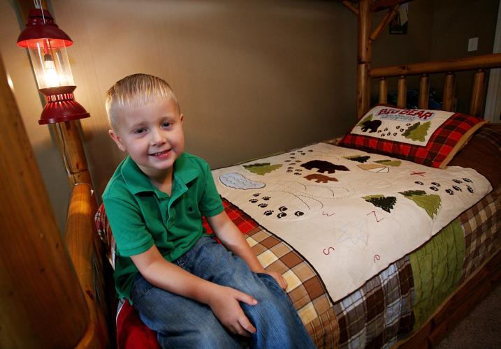 Boy's bedroom done in creative outdoor camping theme | Features ...