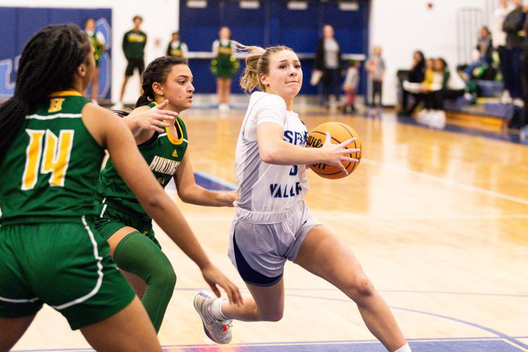Photos: Girls high school basketball, Spring Valley vs. Huntington ...