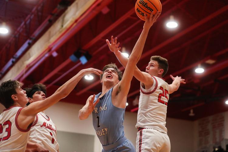 Photos: Boy's high school basketball, Spring Valley vs. Cabell Midland ...