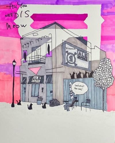 Exhibit by local artist Robbie Poole to feature all things cats ...