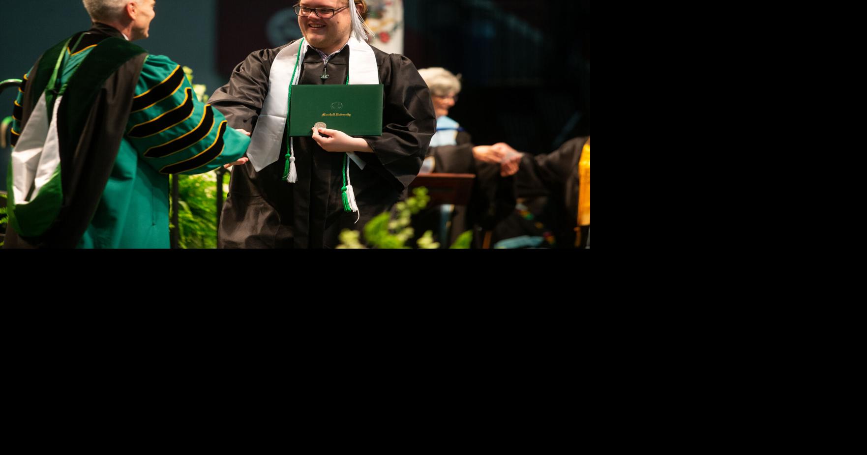Graduates take to the stage for Marshall's 2023 spring commencement ...