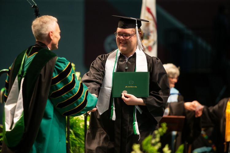 Graduates take to the stage for Marshall's 2023 spring commencement ...