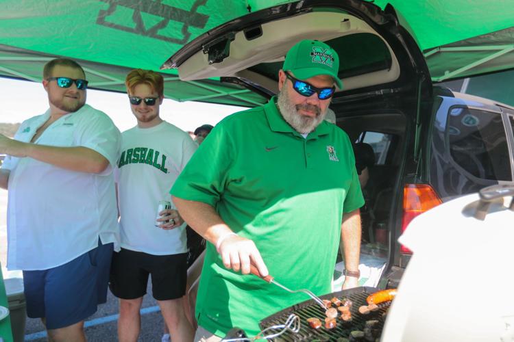 Photos: Marshall fans tailgate before Appalachian State game ...