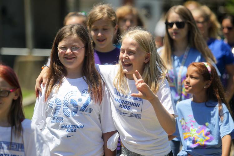 Highlawn celebrates 100-mile students with annual walk | News | herald ...
